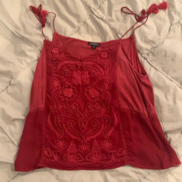 Lucky Brand | Tops | Lucky Brand Large Red Tank Top | Poshmark